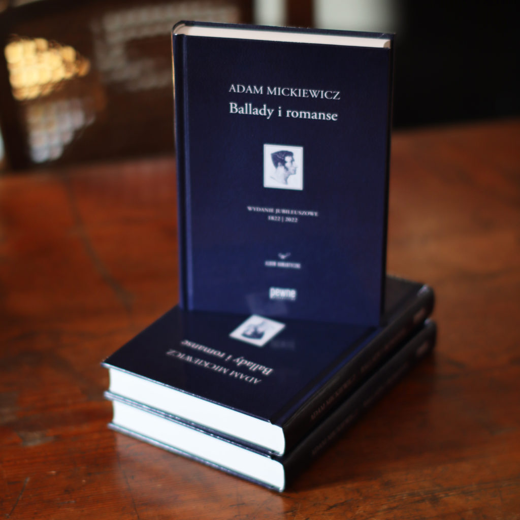 A. Mickiewicz, Ballady i romanse. Wydanie jubileuszowe (twarda oprawa) – Pewne Wydawnictwo